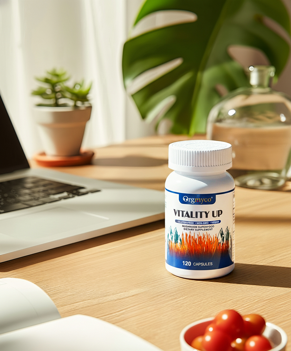 Vitality Up - Organic Mushroom Extract Capsule - Buy Organic Mushroom ...